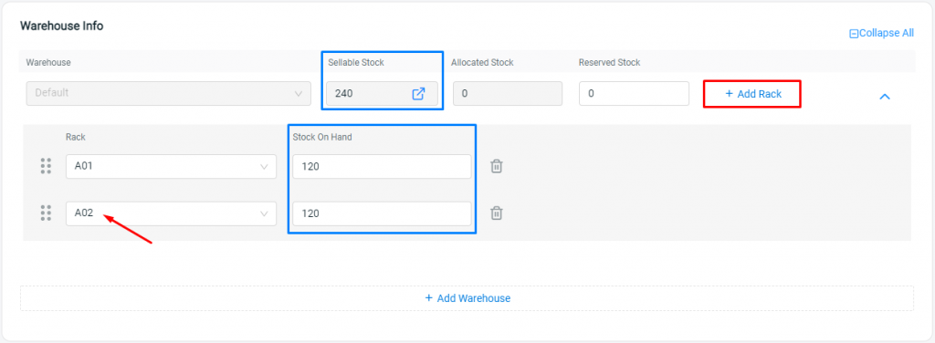 How To Assign Item With Rack – SiteGiant Support Centre
