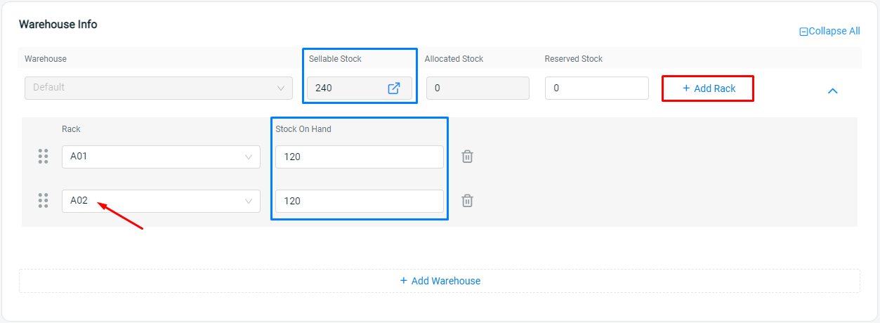 How To Assign Item With Rack – SiteGiant Support Centre