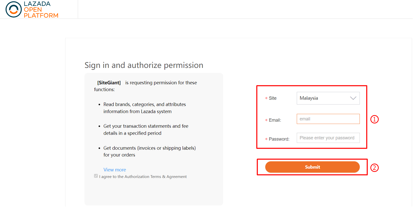 How To Integrate With Lazada Malaysia – SiteGiant Support Centre
