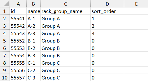How To Bulk Update Rack – SiteGiant Support Centre