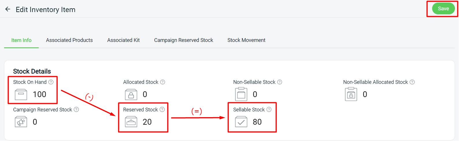 How To Set Reserved Stock For Local Inventory – SiteGiant Support Centre