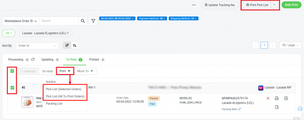 How To Print Shopee And Lazada Shipping Label – SiteGiant Support Centre