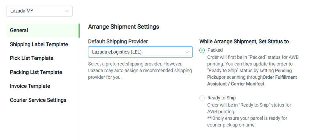 How To Configure Shopee And Lazada Shipping Label Settings – SiteGiant ...