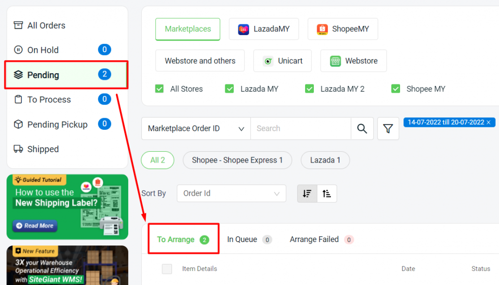 How To Print Shopee And Lazada Shipping Label – SiteGiant Support Centre