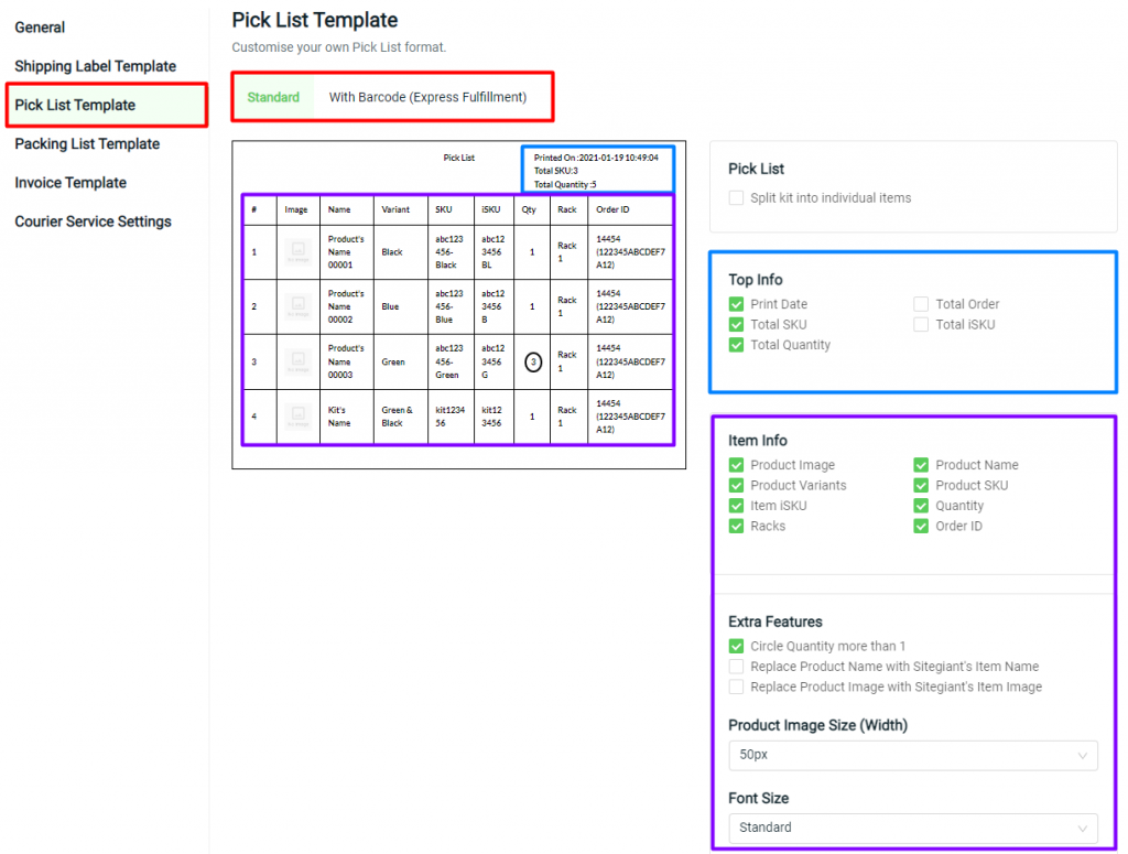 How To Configure Shopee And Lazada Shipping Label Settings – SiteGiant ...