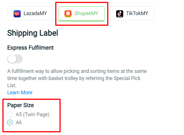 How To Configure Shopee And Lazada Shipping Label Settings – SiteGiant ...