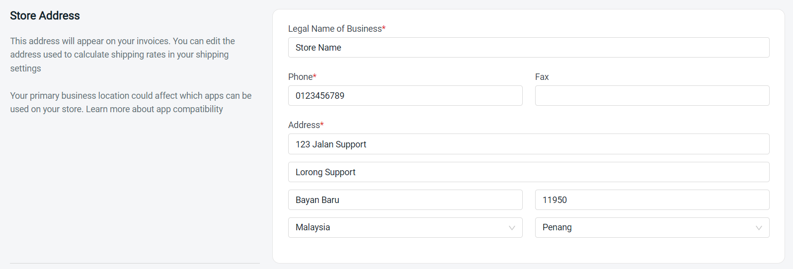 How To Edit Store General Information – SiteGiant Support Centre
