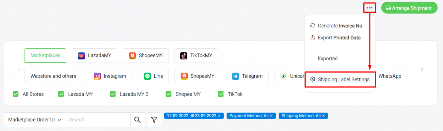 How To Configure Shopee And Lazada Shipping Label Settings – SiteGiant ...