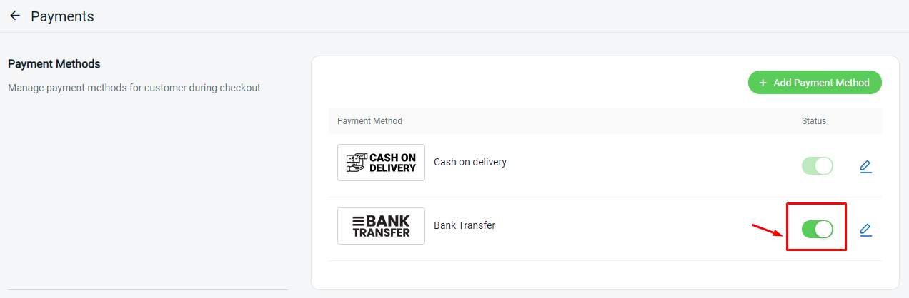 How To Set Up Bank Transfer Payment Method – SiteGiant Support Centre