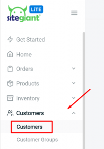 How to Add and Manage Customer Account - SiteGiant Support Centre