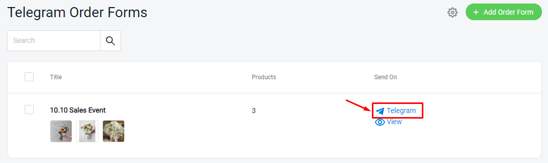 How to Set Up Telegram Order Forms - SiteGiant Support Centre