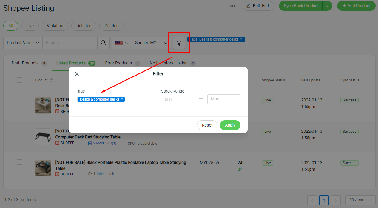 How To Manage Product Tags – SiteGiant Support Centre
