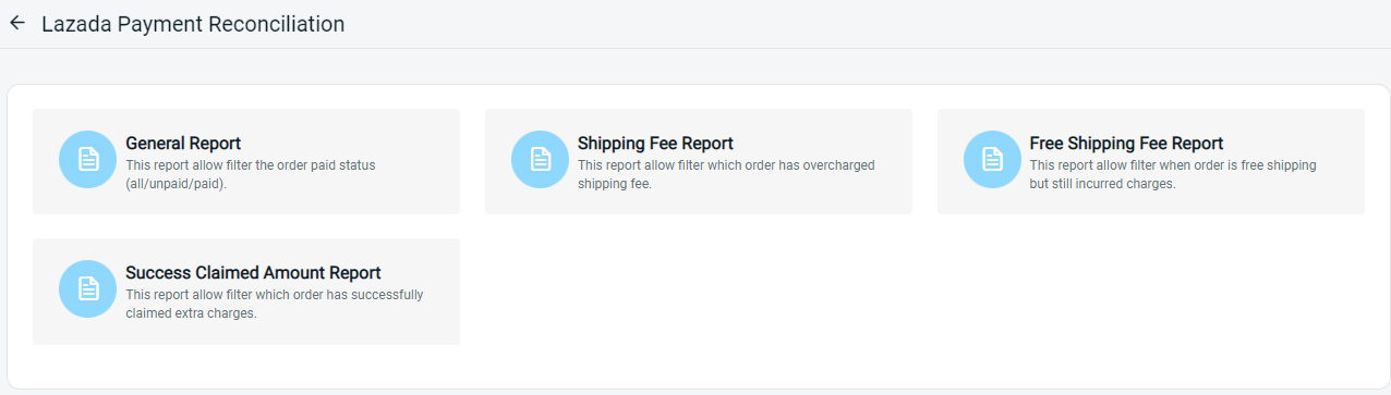 How to Use Lazada Payment Reconciliation - SiteGiant Support Centre
