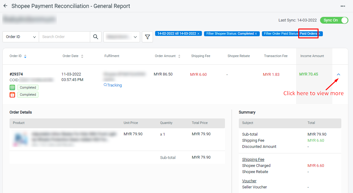 How to Use Shopee Payment Reconciliation - SiteGiant Support Centre