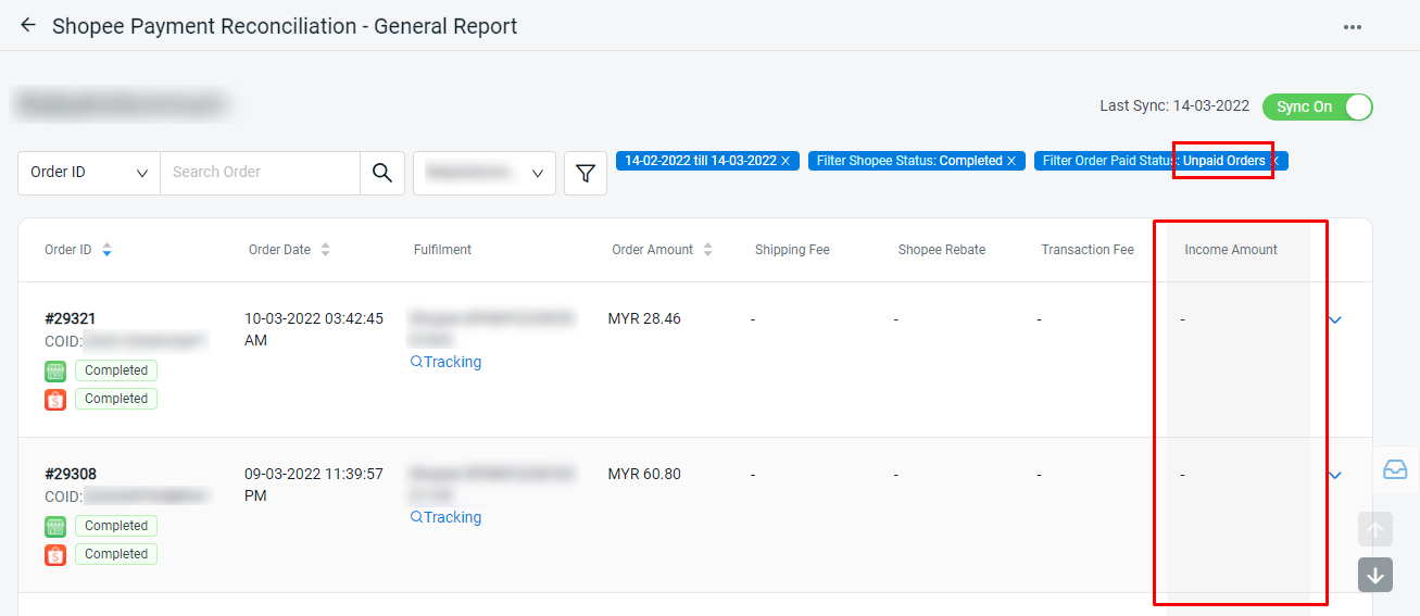 How to Use Shopee Payment Reconciliation - SiteGiant Support Centre