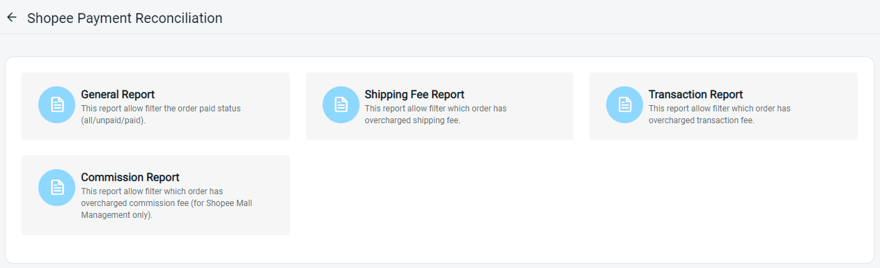 How to Use Shopee Payment Reconciliation - SiteGiant Support Centre