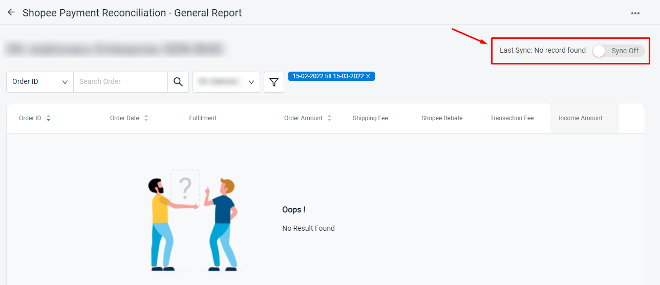 How to Use Shopee Payment Reconciliation - SiteGiant Support Centre