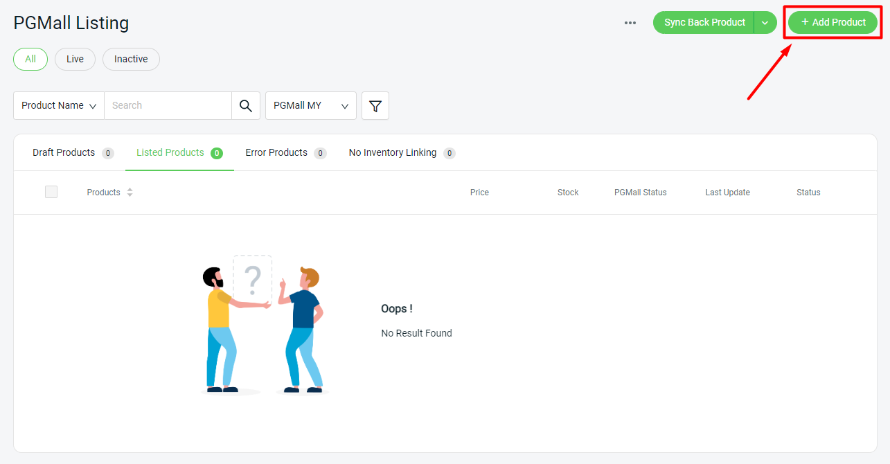 How To Create New PGMall Product – SiteGiant Support Centre