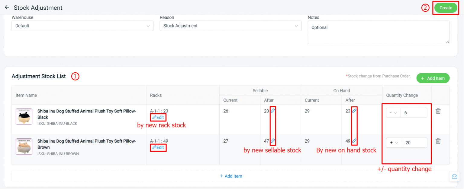 How To Perform Inventory Adjustment – SiteGiant Support Centre