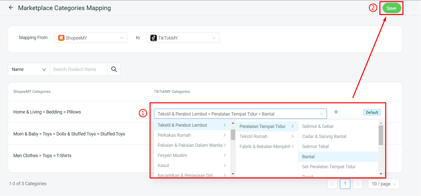 How To Map Marketplace Categories – SiteGiant Support Centre