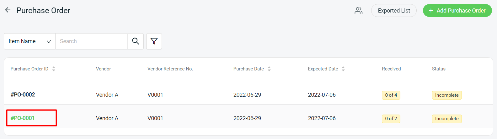 How To Create Purchase Order – SiteGiant Support Centre