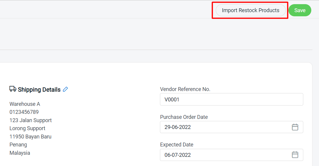 How To Create Purchase Order – SiteGiant Support Centre