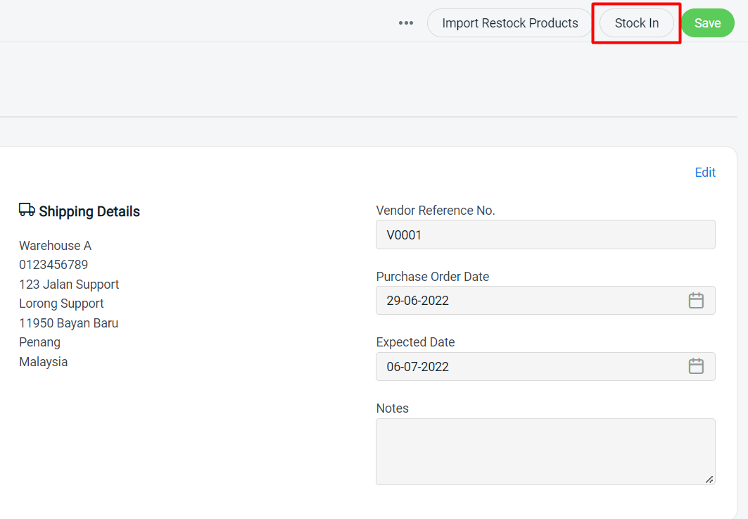 How To Create Purchase Order – SiteGiant Support Centre