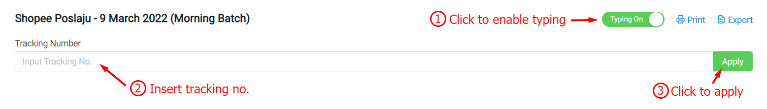 How To Use Carrier Manifest - SiteGiant Support Centre