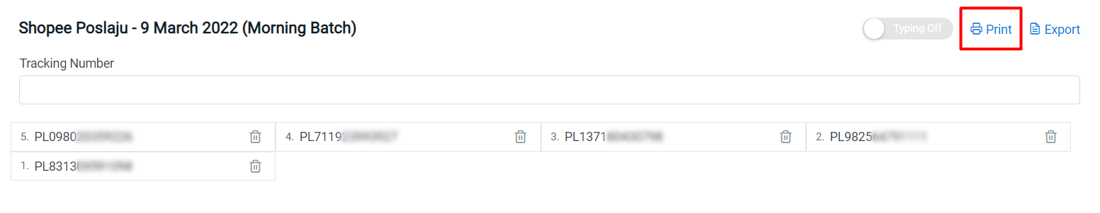 How To Use Carrier Manifest - SiteGiant Support Centre