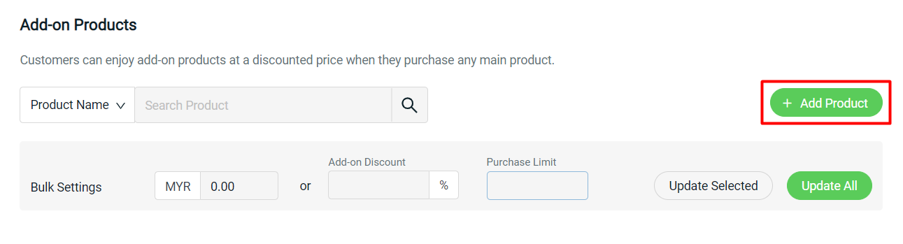How To Set Add-On Deal Promotion For Webstore – SiteGiant Support Centre
