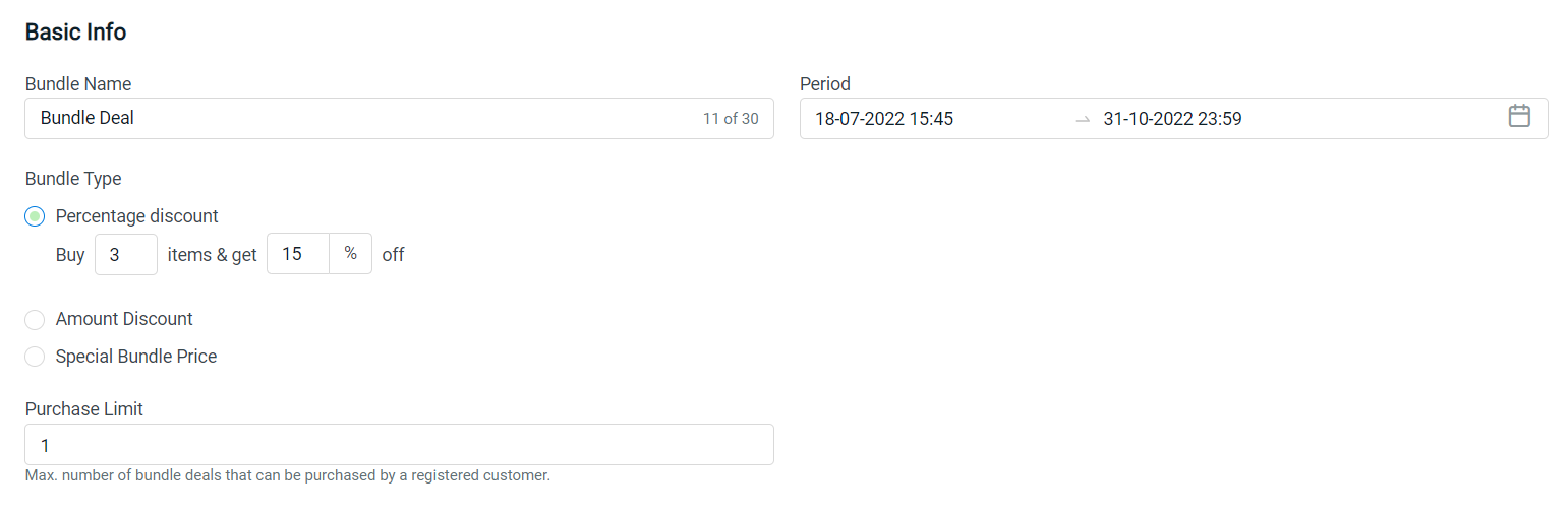 How To Set Bundle Deal Promotion For Webstore - SiteGiant Support Centre