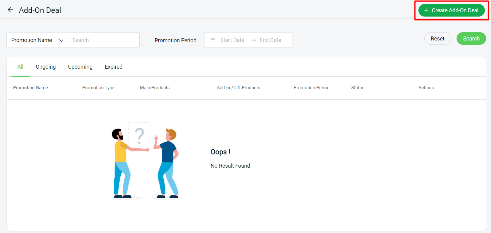 How To Set Add-On Deal Promotion For Webstore – SiteGiant Support Centre