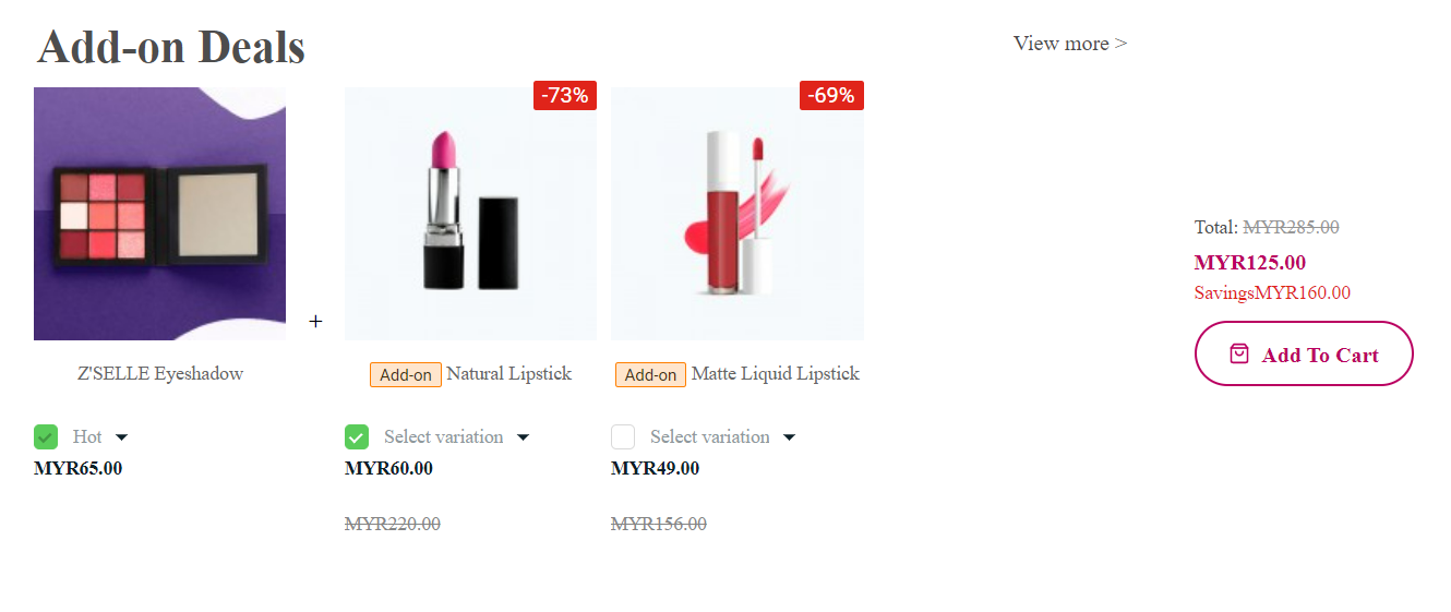 How To Set Add-On Deal Promotion For Webstore – SiteGiant Support Centre