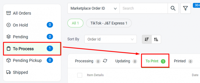 How To Print TikTok Shipping Label - SiteGiant Support Centre