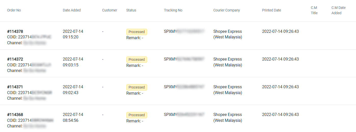 How To Use Order Fulfillment Log – SiteGiant Support Centre
