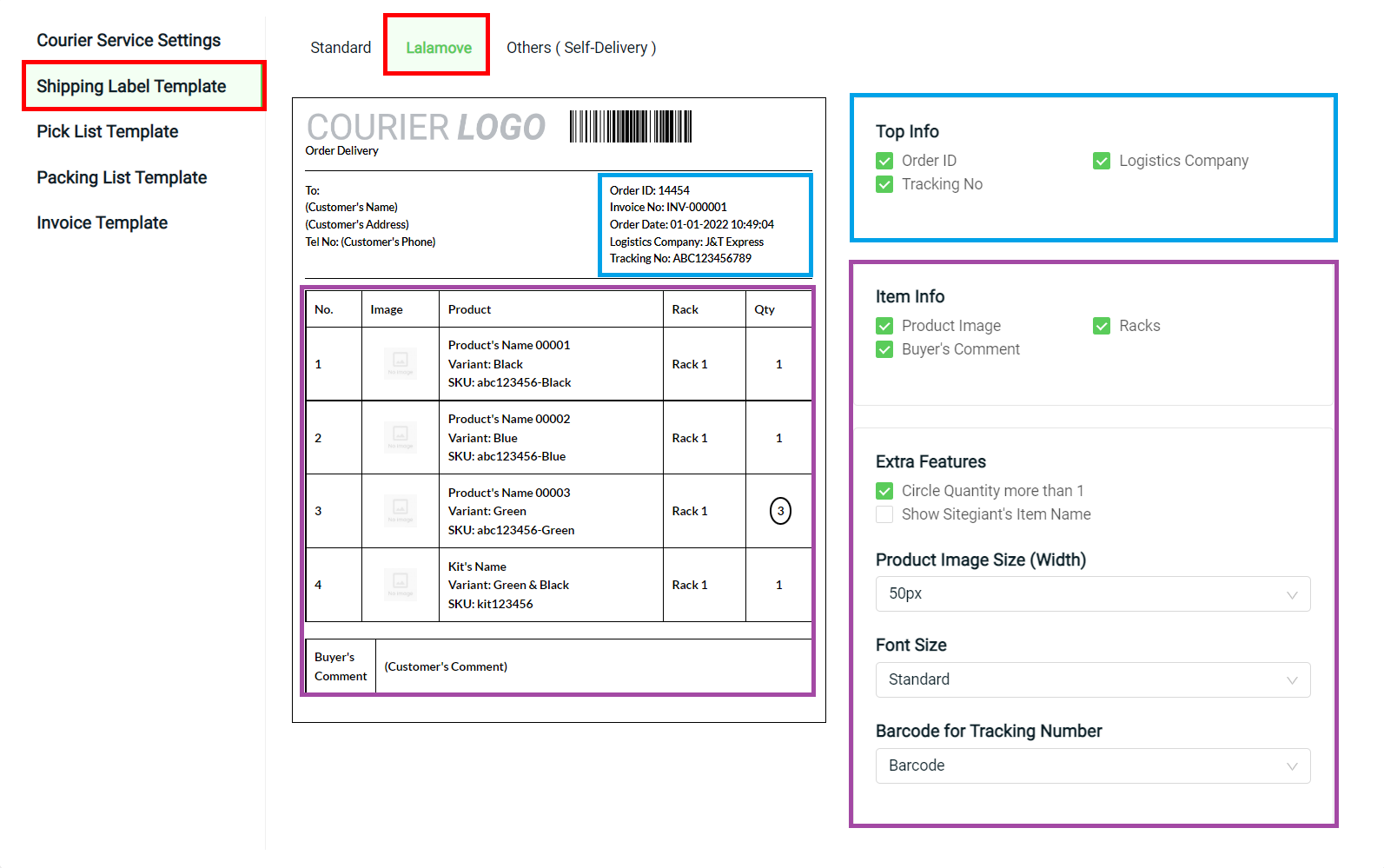 How To Integrate With Lalamove - SiteGiant Support Centre