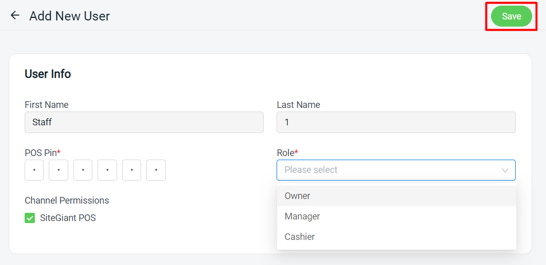 How To Set Up SiteGiant POS Shift Management – SiteGiant Support Centre