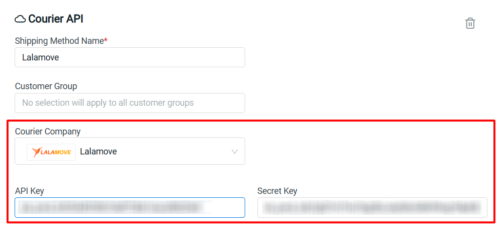 How To Set Up Lalamove Shipping Method – SiteGiant Support Centre