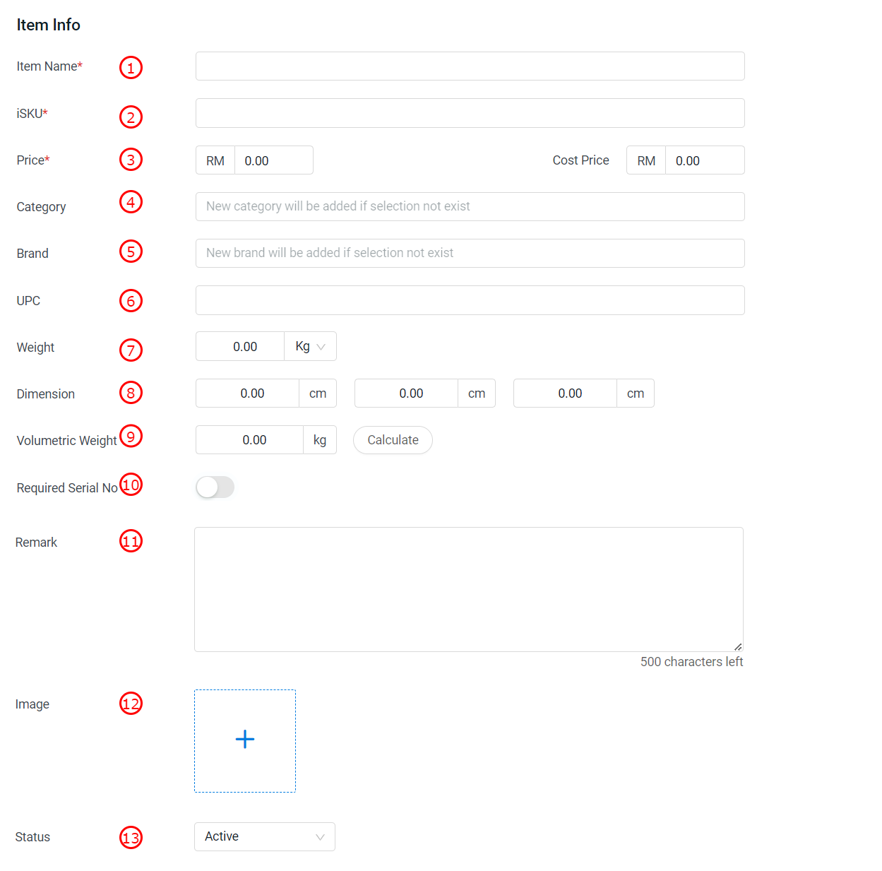 How To Create Inventory Item – SiteGiant Support Centre