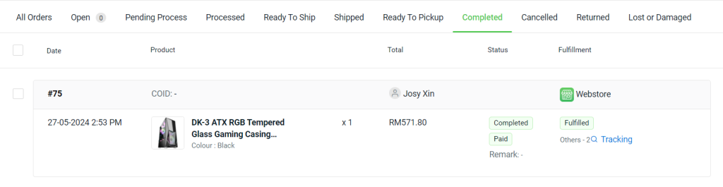 How The Order, Payment And Fulfillment Status Works – SiteGiant Support ...