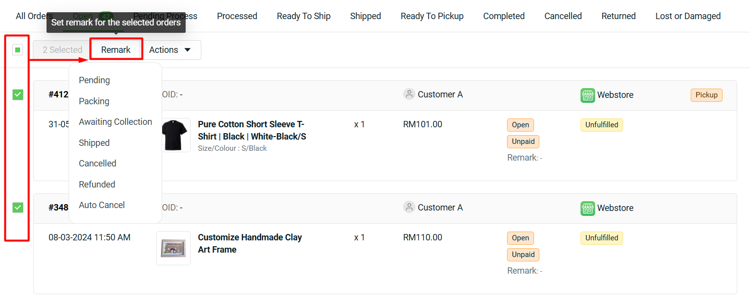 How The Order, Payment And Fulfillment Status Works – SiteGiant Support ...