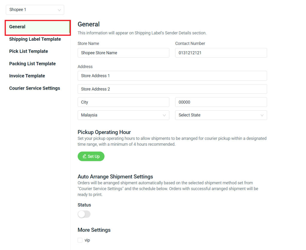 How To Print Shopee Shipping Label – SiteGiant Support Centre