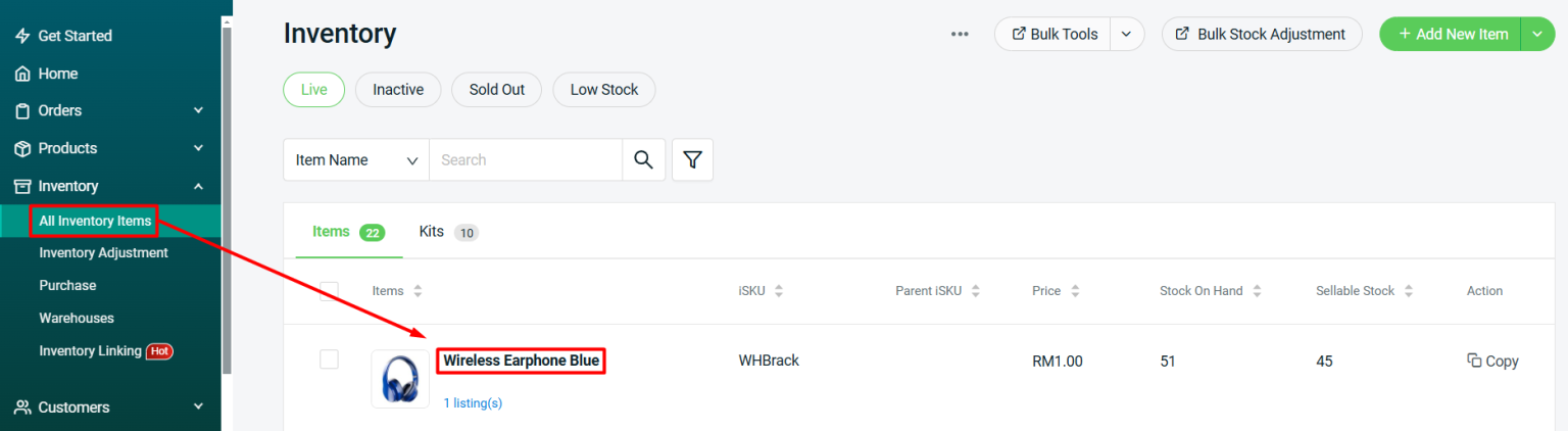 How To Enable Serial Number Tracking For Inventory Item – SiteGiant ...