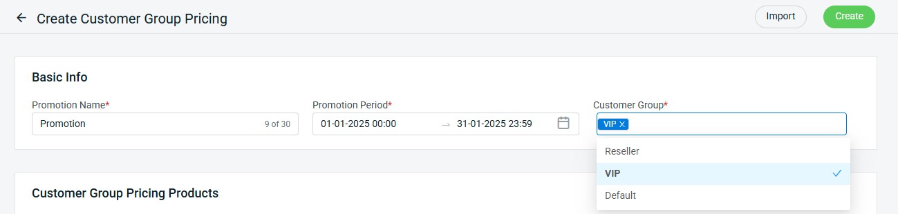 How To Set Special Price For Customer Group – SiteGiant Support Centre