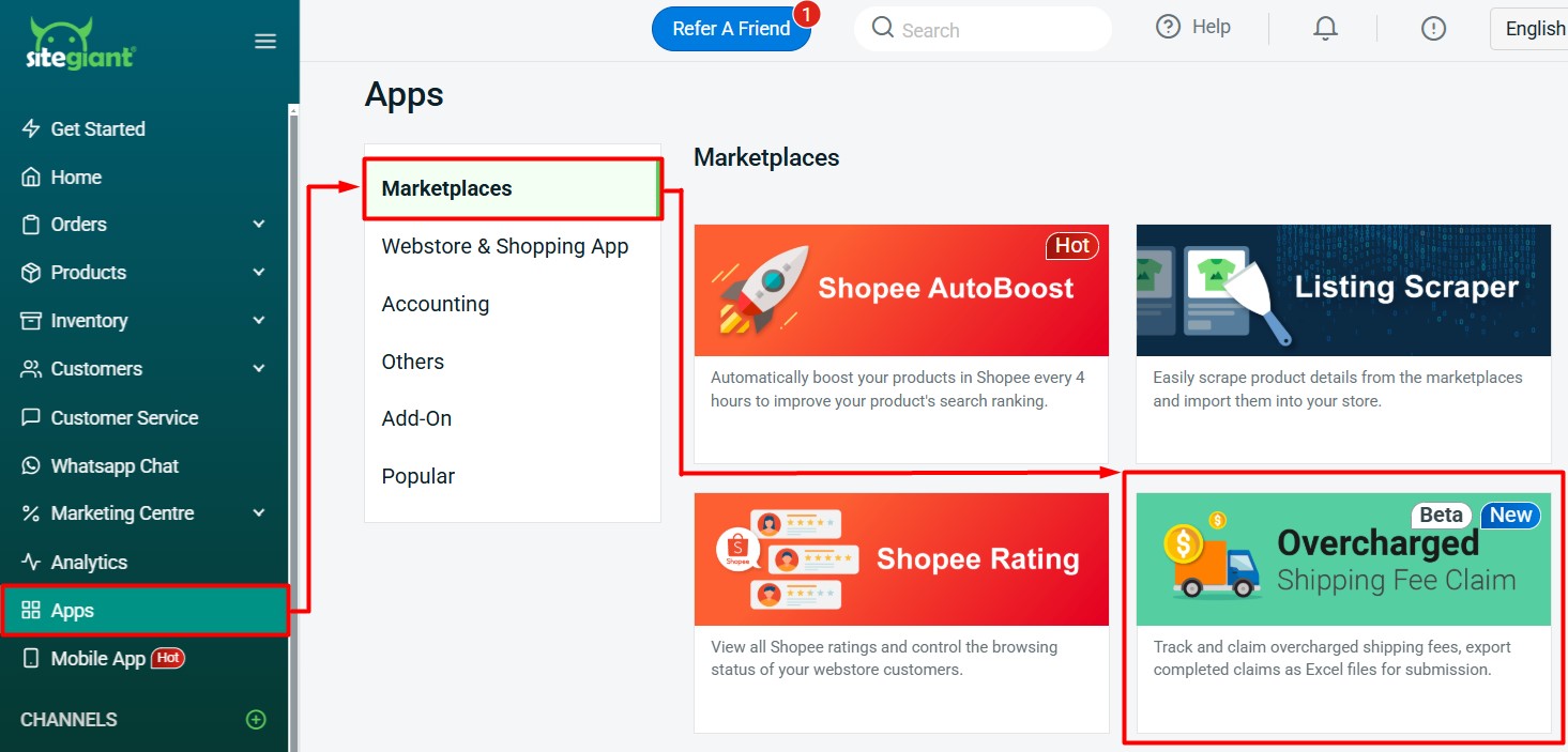 How To Set Up And Claim Shopee Overcharged Shipping Fee – SiteGiant ...