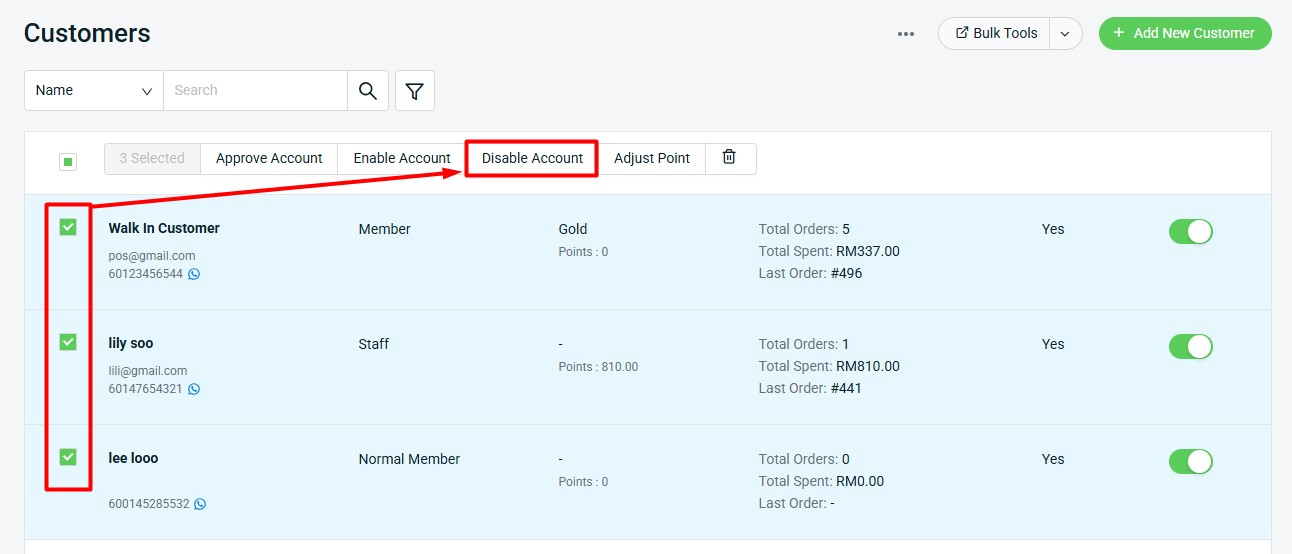 How To Add And Manage Customer Account – SiteGiant Support Centre