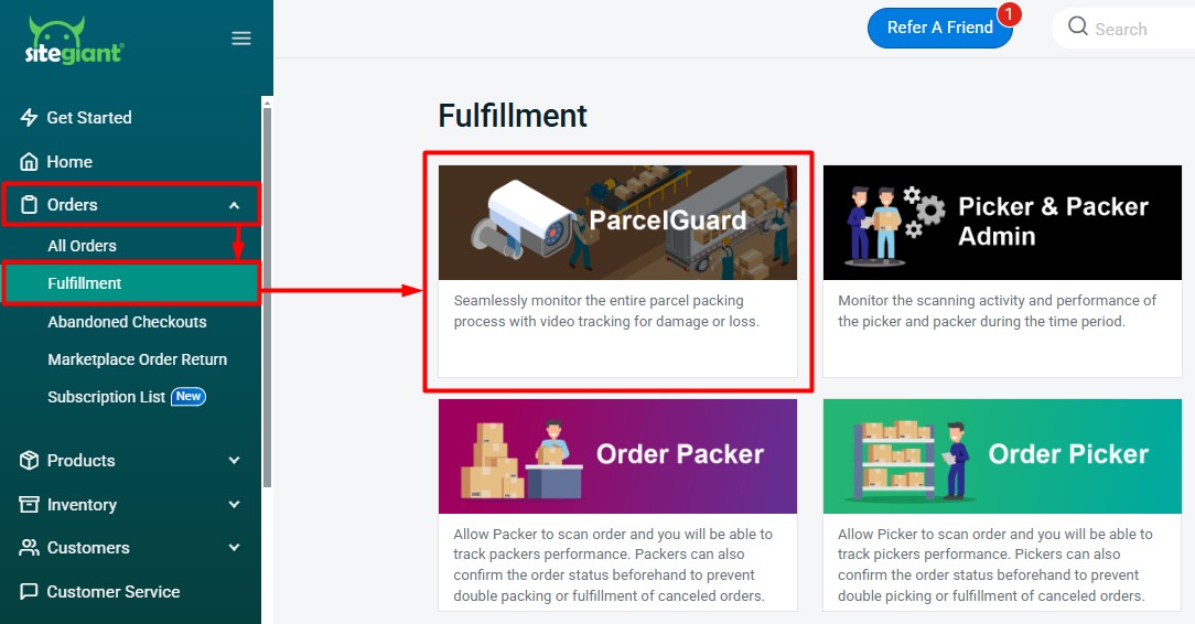 How To Use CCTV ParcelGuard – SiteGiant Support Centre