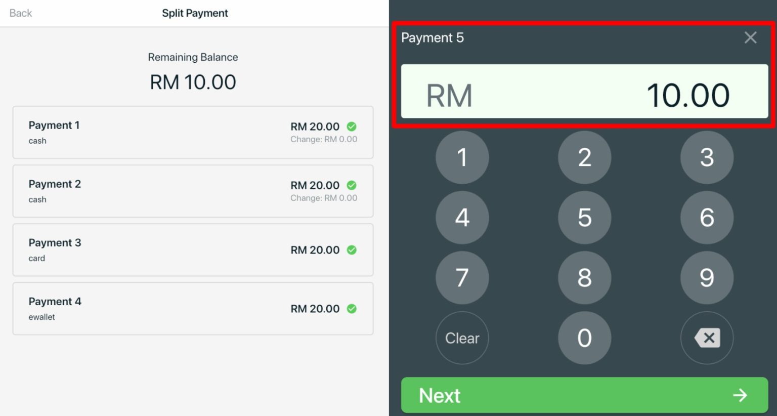 How To Split Payments In SiteGiant POS – SiteGiant Support Centre
