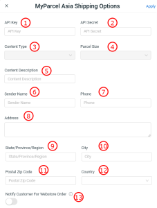 How To Integrate And Process Order With MyParcel Asia – SiteGiant ...