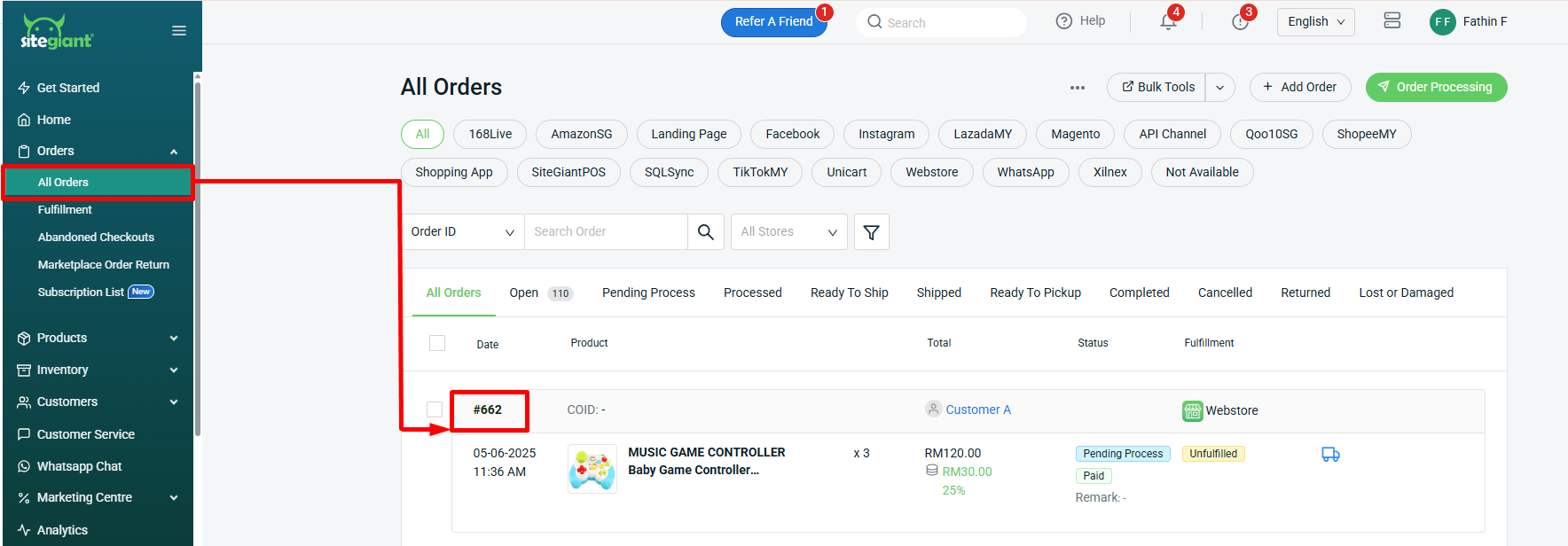 How To Combine Webstore Order – SiteGiant Support Centre